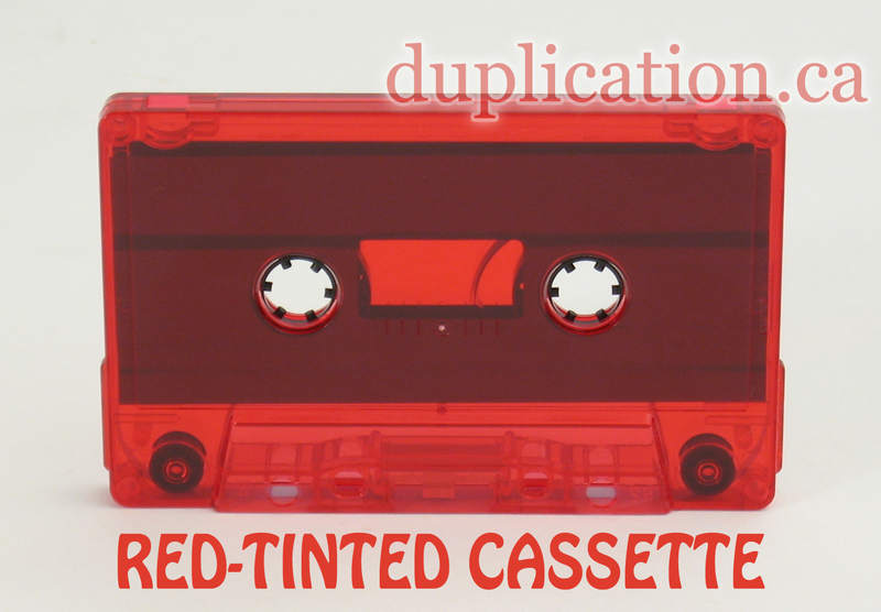 Red Tinted Audio cassette C-20 20-pack - Surplus Audio Cassettes and ...