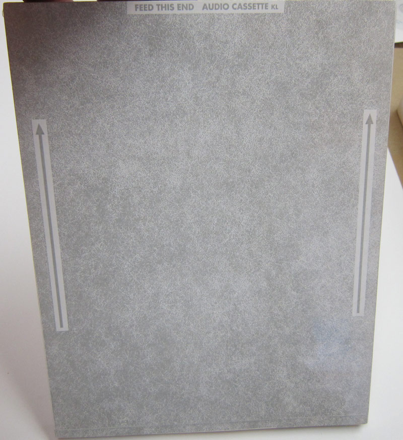 Audio Cassette Labels with Grey Texture - Blank Labels - Audio ...