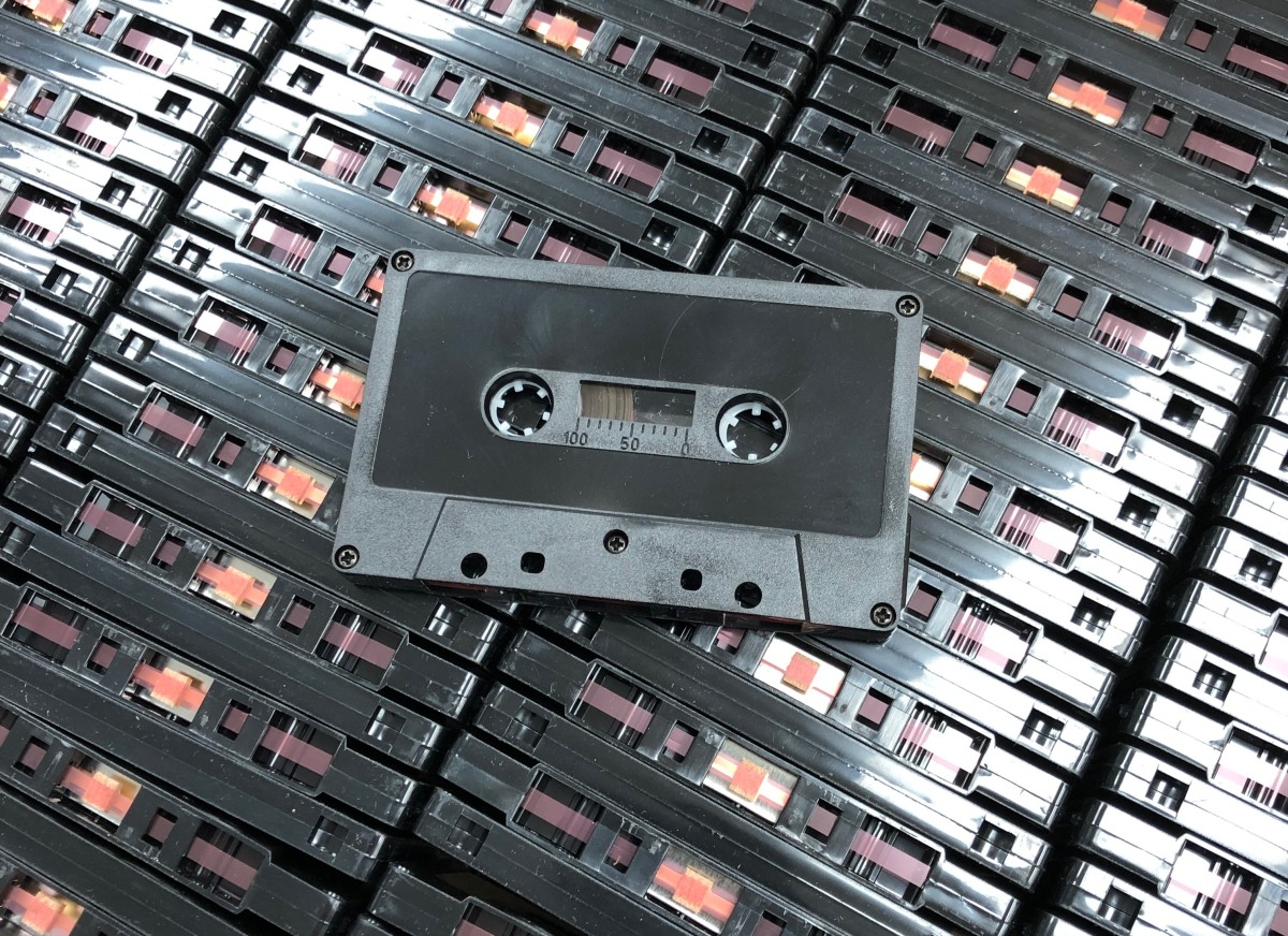 C-60 VOICE-GRADE Tapes in Classic Black Cassette Shells - Pre-Loaded ...