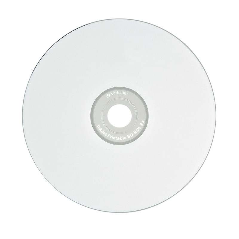 Verbatim BD-R DL 50GB 2X DataLifePlus White Inkjet Printable - 50GB DL ...