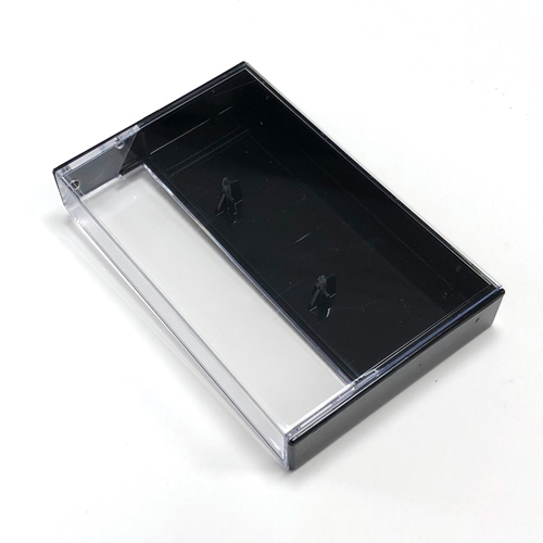 Clear/Black Cassette Cases, Square Corners - Cassette Boxes (Norelcos ...
