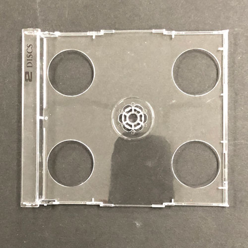 2-CD Clear Smart Trays With 2 DISCS Logo - Jewel Boxes - Media ...