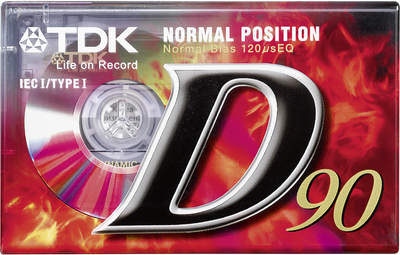 TDK D90 - Cassette - 90 - Normal bias - Surplus Audio Cassettes and ...