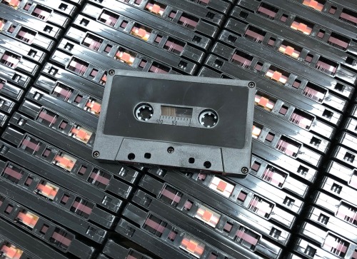 C-60 VOICE-GRADE Tapes in Classic Black Cassette Shells - Pre-Loaded ...